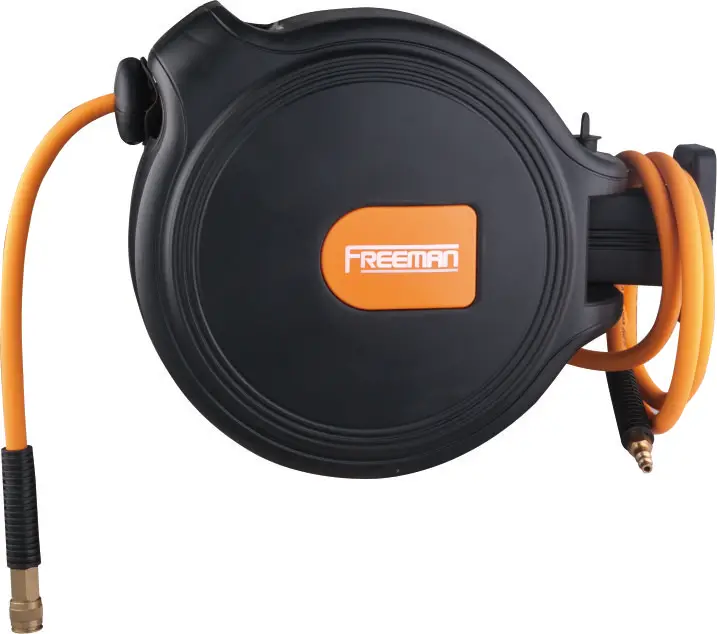 Freeman 3/8"x65' Mini Compact Retractable Air Hose Reel For Car ...