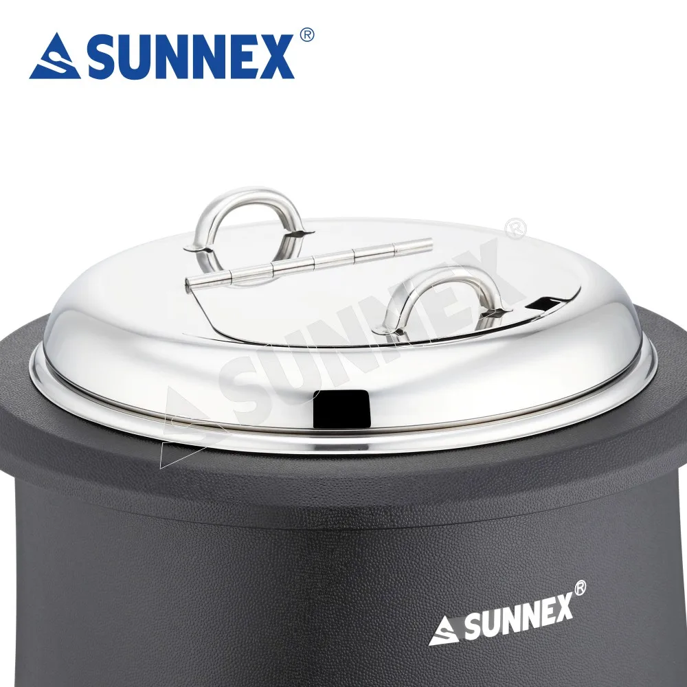Sunnex Electric Soup Pot - 10L Capacity for Hotels & Restaurants