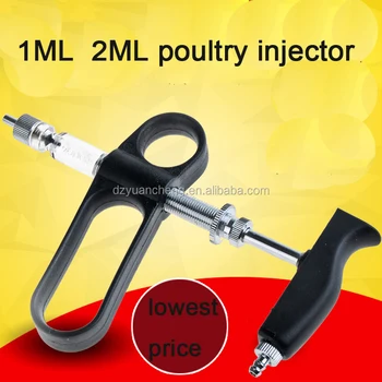 Automatic Chicken Vaccinator 1ml 2ml Syringe Injector For Poultry - Buy ...