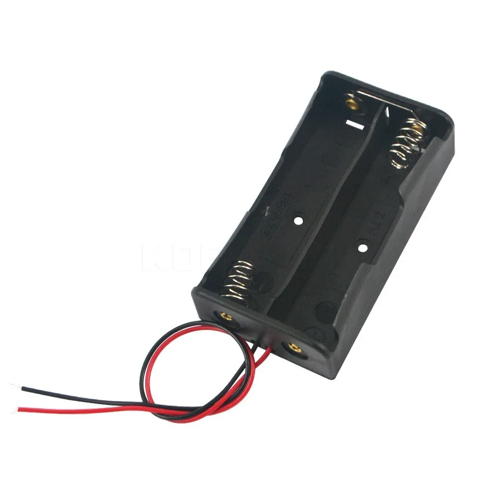 2x3.7v 2*18650 7.4v Battery Holder Box Case Storage Socket Wire ...