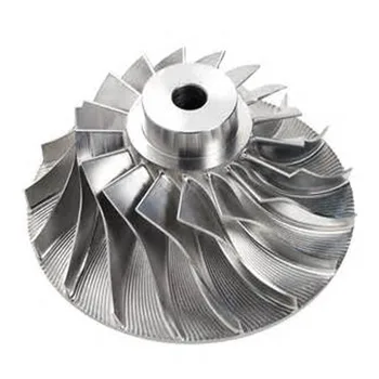 Custom 5 Axis Machined Aluminum Turbo Impeller Water Pump Impeller ...