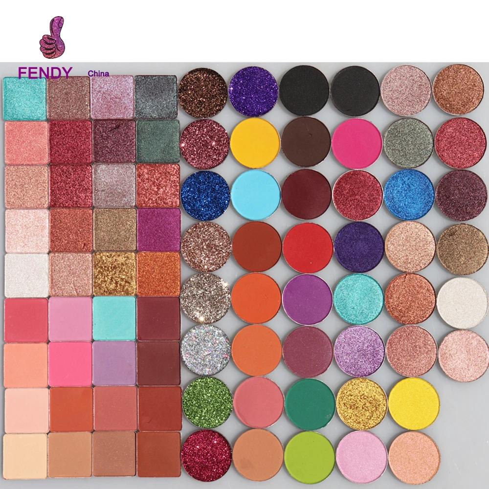 2018 Hot Private Label Single Eyeshadow Pan Single Pressed Eyeshadow ...