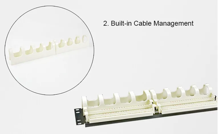 100 Pair 2u 19" 110 Voice Telephone Voice Wiring Block 48 Port Rj11 ...
