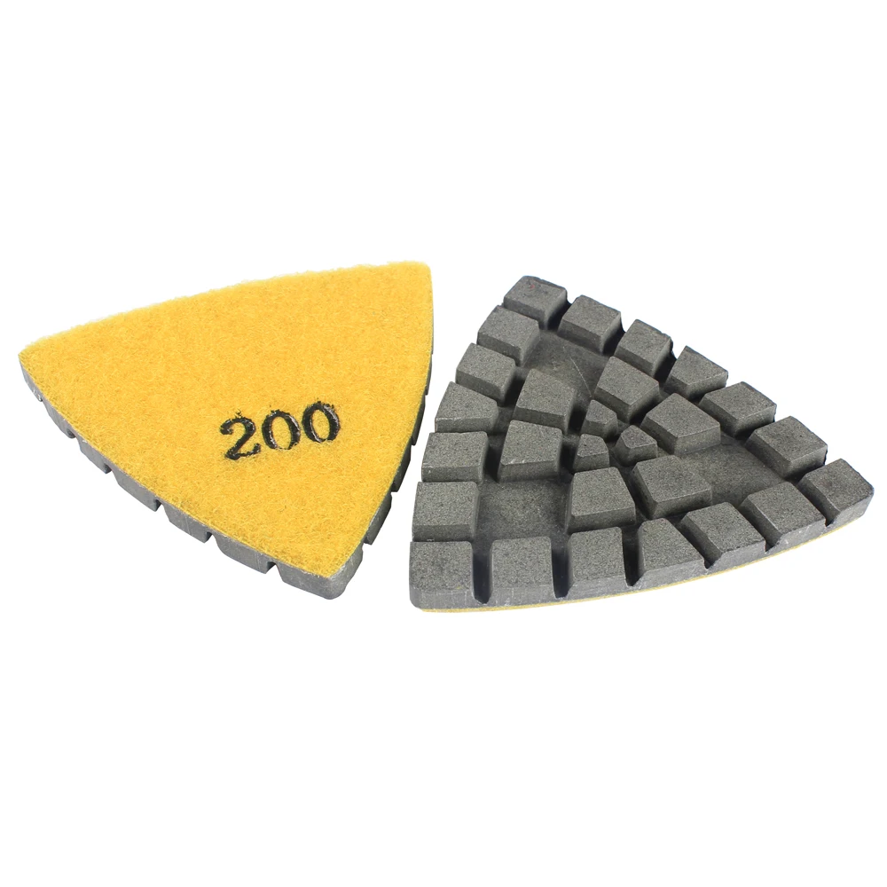 RAIZI Triangle Concrete Corner Diamond Polishing Pads