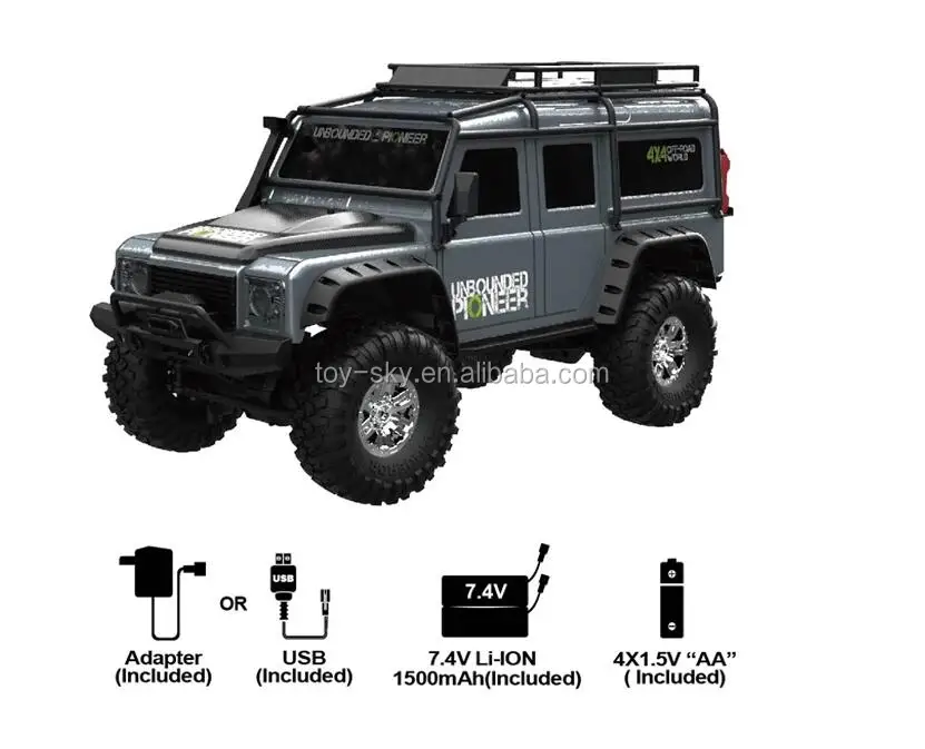 Toys 2019 Rc Car 1/10 Electrics 4wd Rc Rock Crawler Truck Full ...