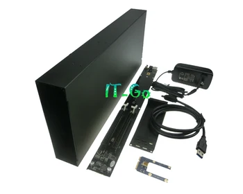Mini Pcie To Dual Pci-e 16x Riser Card External 2 Pci Express Slot ...