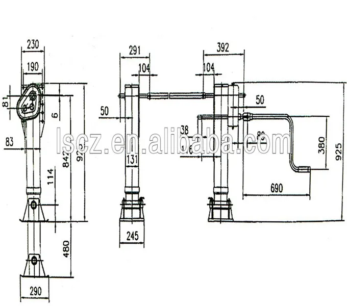 Container Utility Traielr Lifting Landing Gear Legs/Support Legs ...