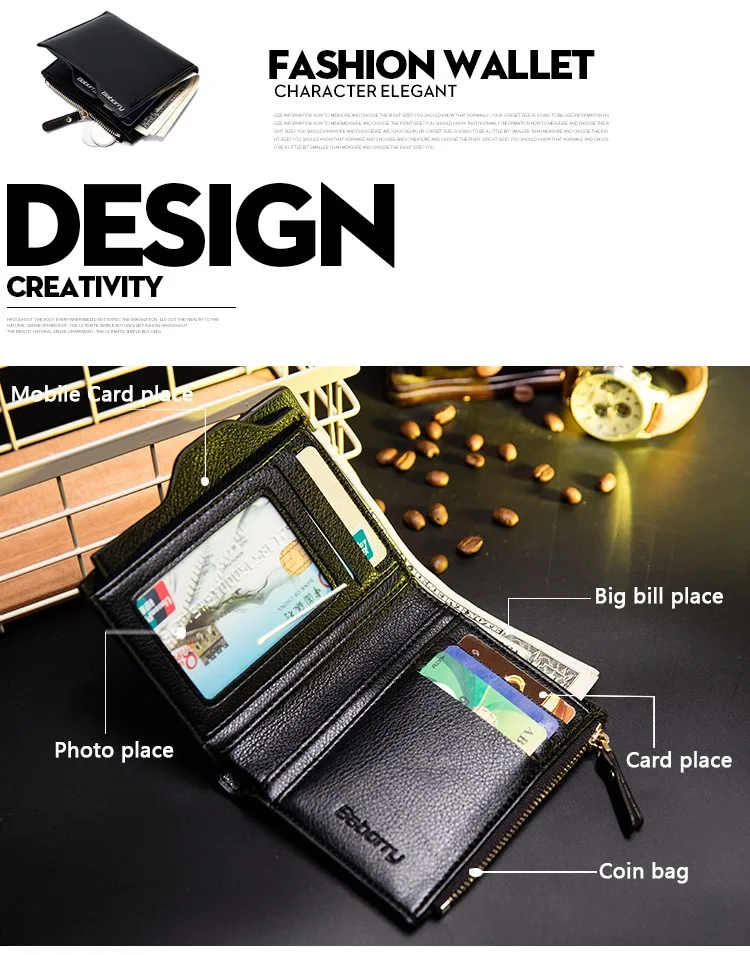 2017 Latest Design Rfid Blocking Wallet Oem Mens Rfid Wallet Plain ...