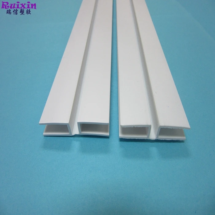 White Color Co Extrusion Soft Middle PVC Extruded Clip| Alibaba.com