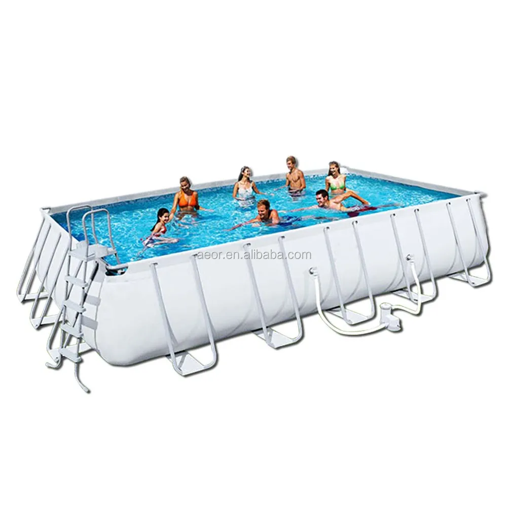 Metal Frame Swimming Pool,Stents Swimming Pool With Step Ladder For ...