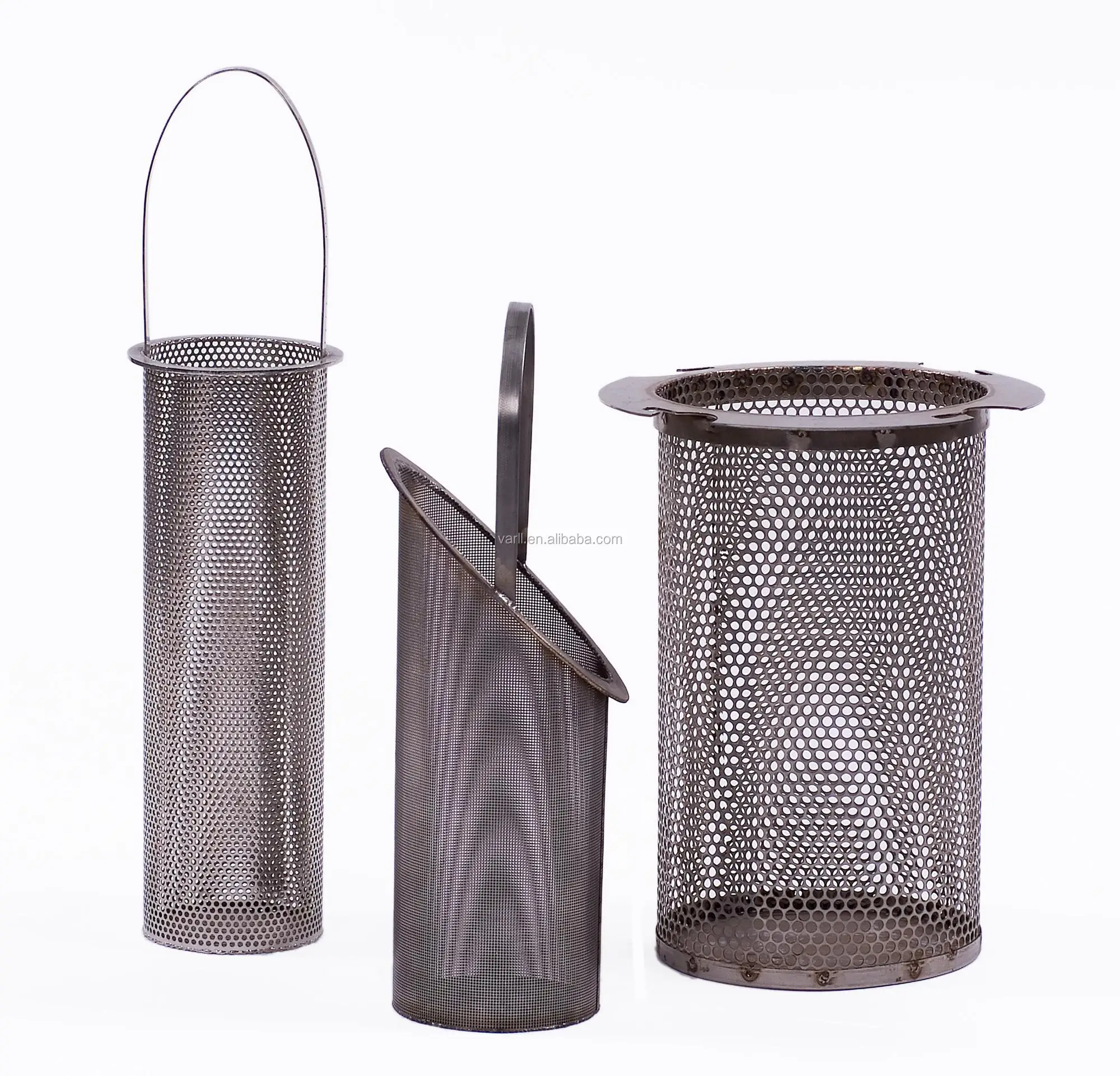 Stainless Steel Round Hole Perforated Metal Filter Cylinders