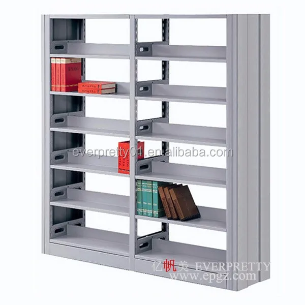Modern Movable Library Bookshelf with Casters - Wooden Cube Bookcase ...
