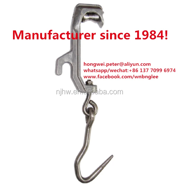 Best Price Cattle Livestock Slaughter Pulley Hooks