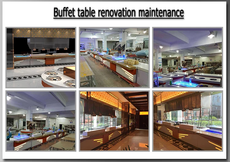 High Quality Commercial Stainless Steel Buffet Tables