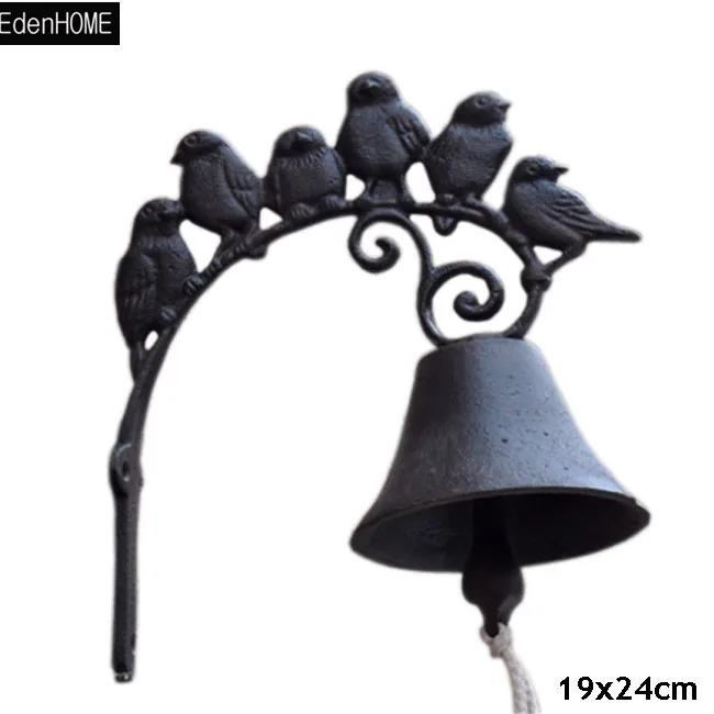 Handmade Old Fashioned Cast Iron Antique Decorative Hanging Door Bell ...