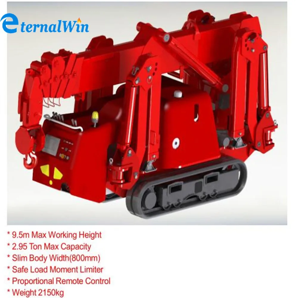 New Model Spider Spyder Small Crawler Crane 1.0ton3.0ton 5.0ton With Ce ...