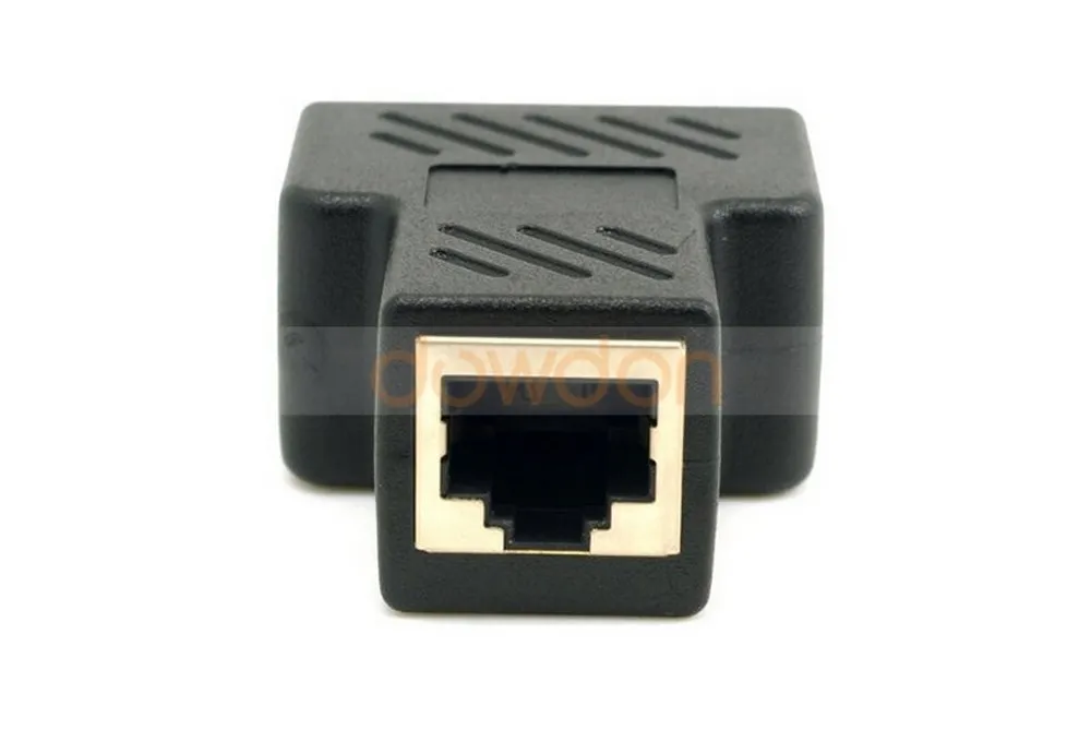 Rj45 Female To Female Network Adapter 2 Port Female Lan Ethernet Socket ...