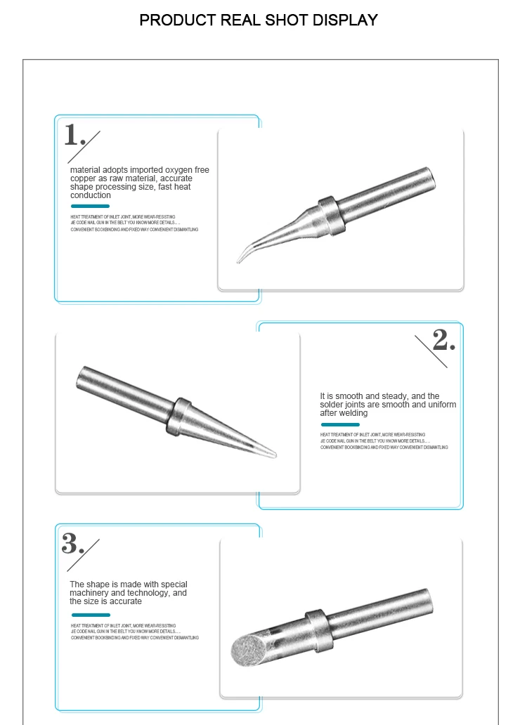 Replacement For Quick 500 Series Solder Bits For 902a Soldering Iron ...