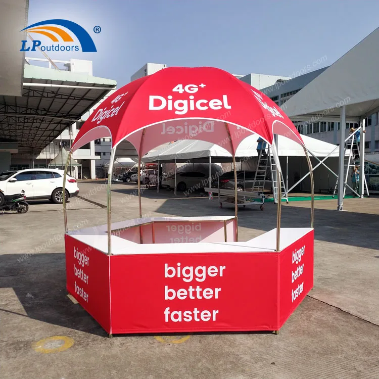 Hot Sale Booth 10x10 Promotional Portable Kiosk Advertising Dome Tent ...