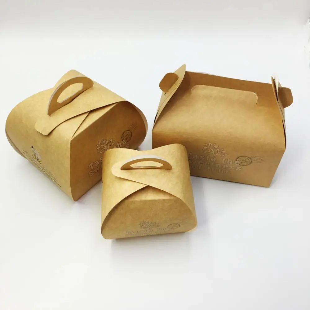 Custom Printed Disposable Kraft Paper Fast Food Packaging - Buy Fast ...