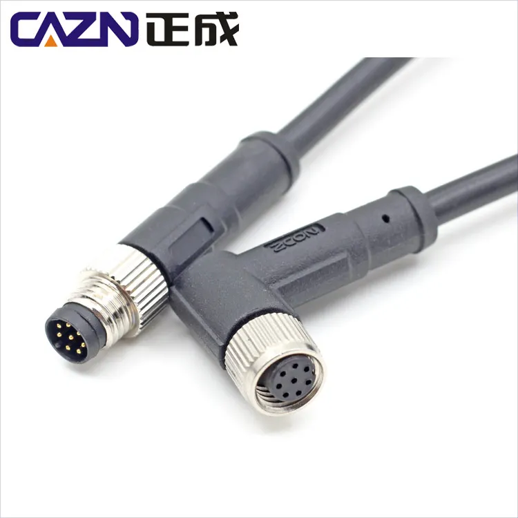 M8 Y Type 1 To 2 Splitter Cable Connector And M8 Y Type Plug Y-type ...