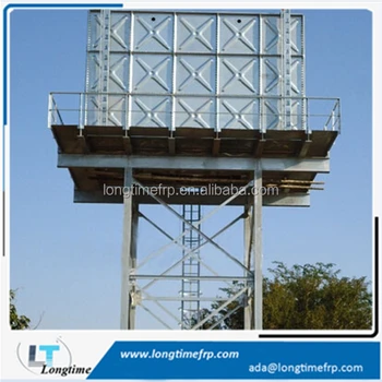 50m3 Elevated Steel Water Tank,Steel Structure Water Storage Tank - Buy ...
