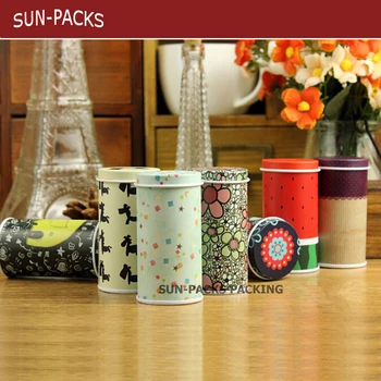 Small Cylinder Shaped Candy Metal Tin Box/ Gift Packaging - Buy Gift ...