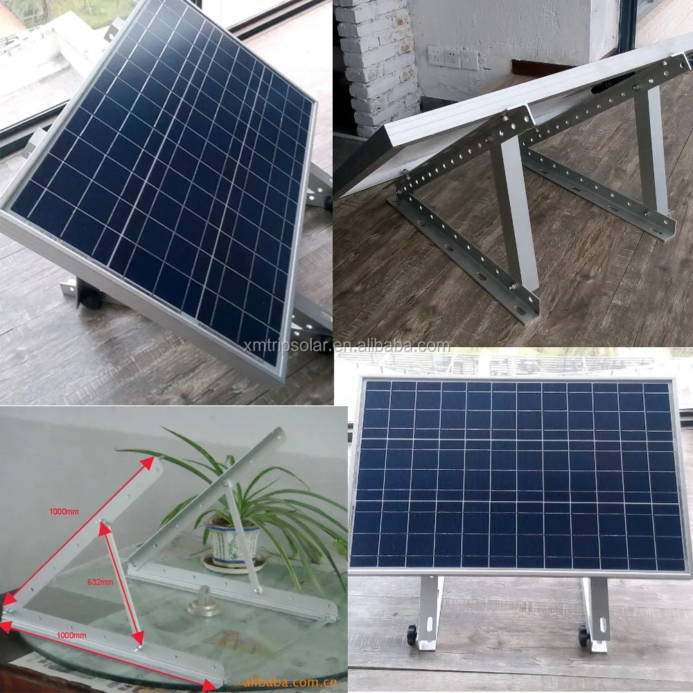 Portable Adjustable Triangle Solar Panel Mount For Rv Solar Panel - Buy ...