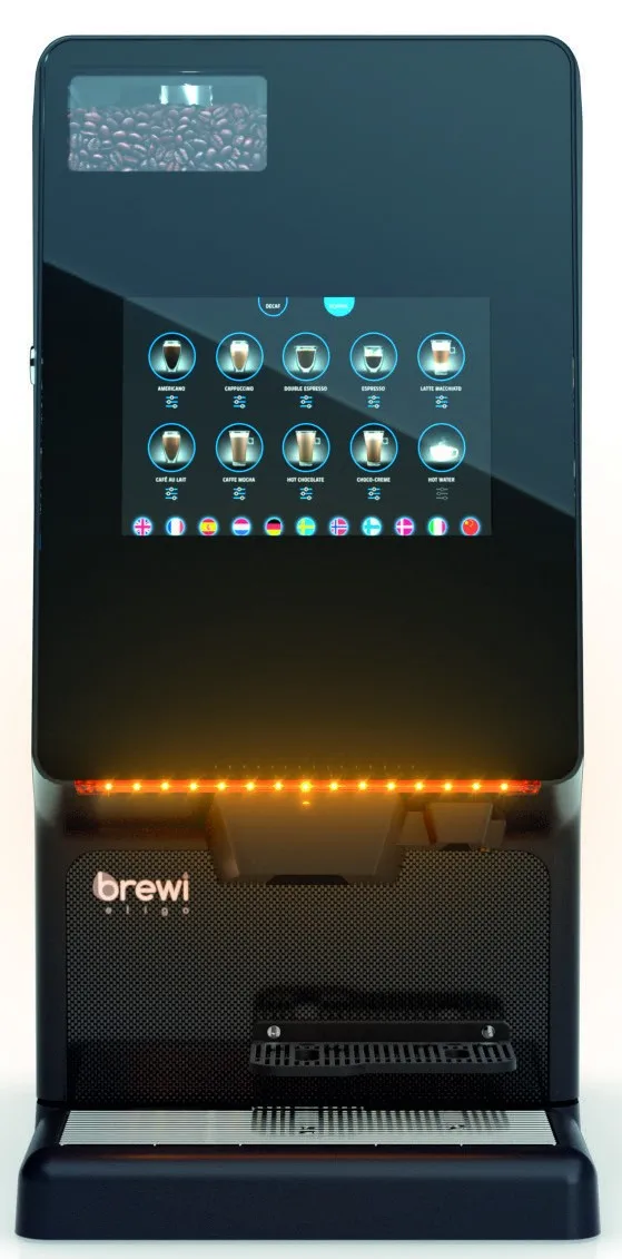 Sapoe Automatic Dynamic Touch Screen Commercial Grinding Expresso Bean ...