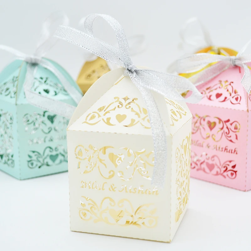 Fancy Gift Boxes Candy Box Sweet Box Wedding Mini Gift For Guests ...