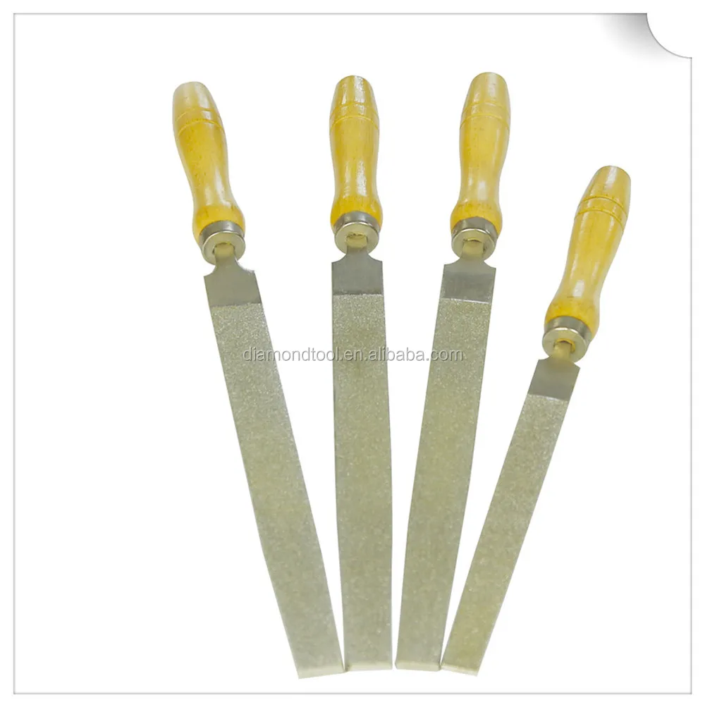 Electroplated Diamond Flat Hand File/diamond Thin Flat Files/round ...