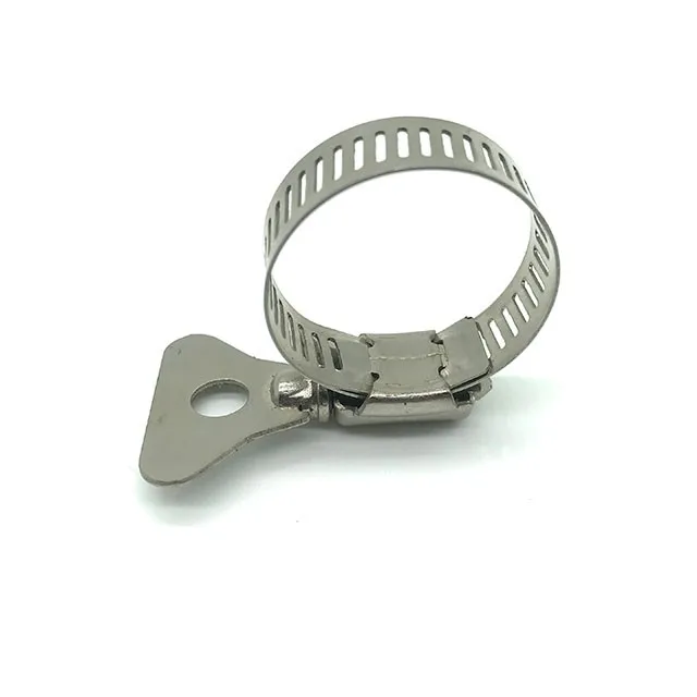 Ss304 Stainless Steel Wing Nut Handle Hose Clamp In Good Quality - Buy ...