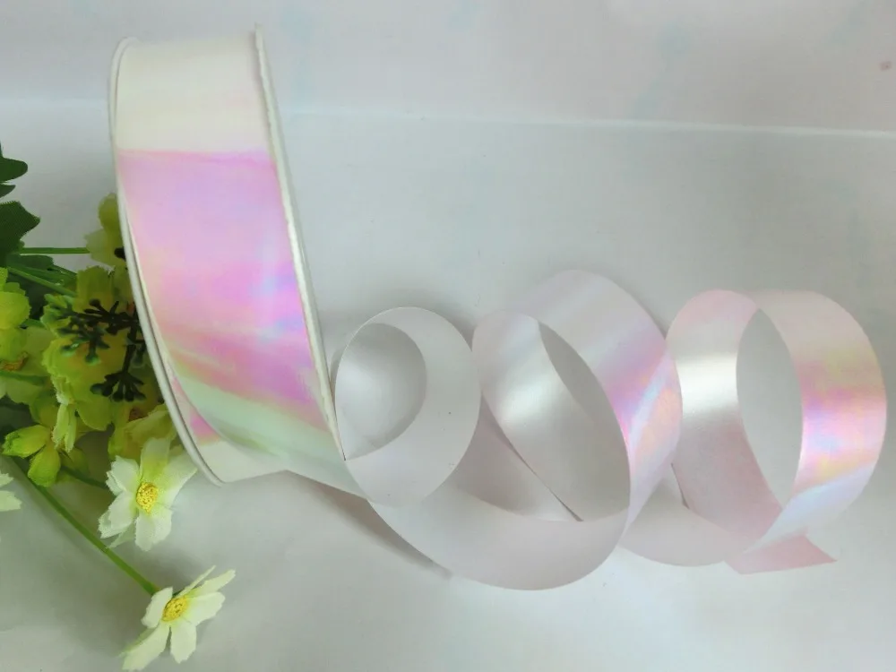 Polypropylene Iridescent Rainbow Plastic Ribbon Rolls
