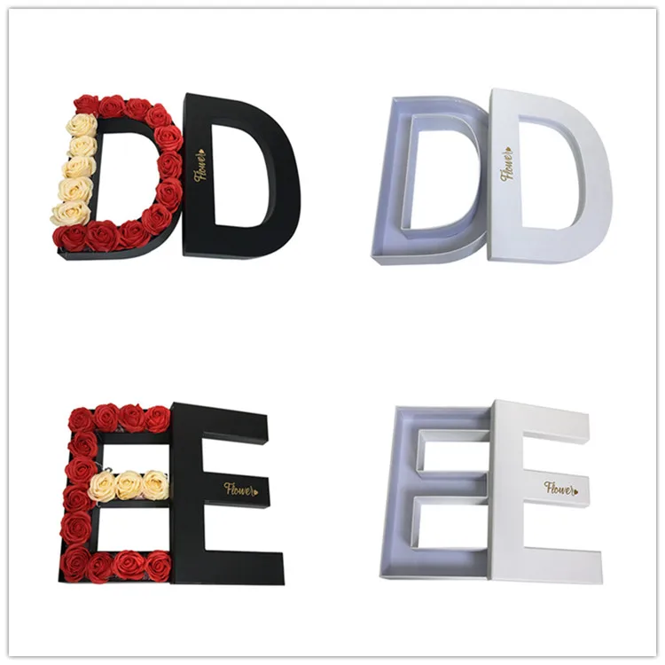 Wholesale Luxury Letter Flower Boxes for Roses - Custom Sizes