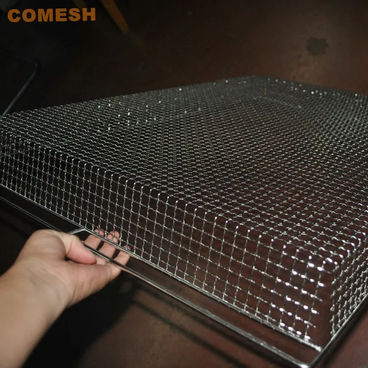 Stainless Steel Wire Mesh Food Tray / Bread Baking Tray - Buy Stainless ...