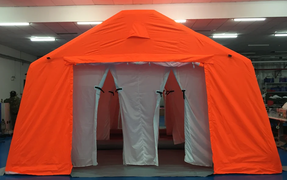 Big Military Decontamination Inflatable Tent For Fire Fighting - Buy ...