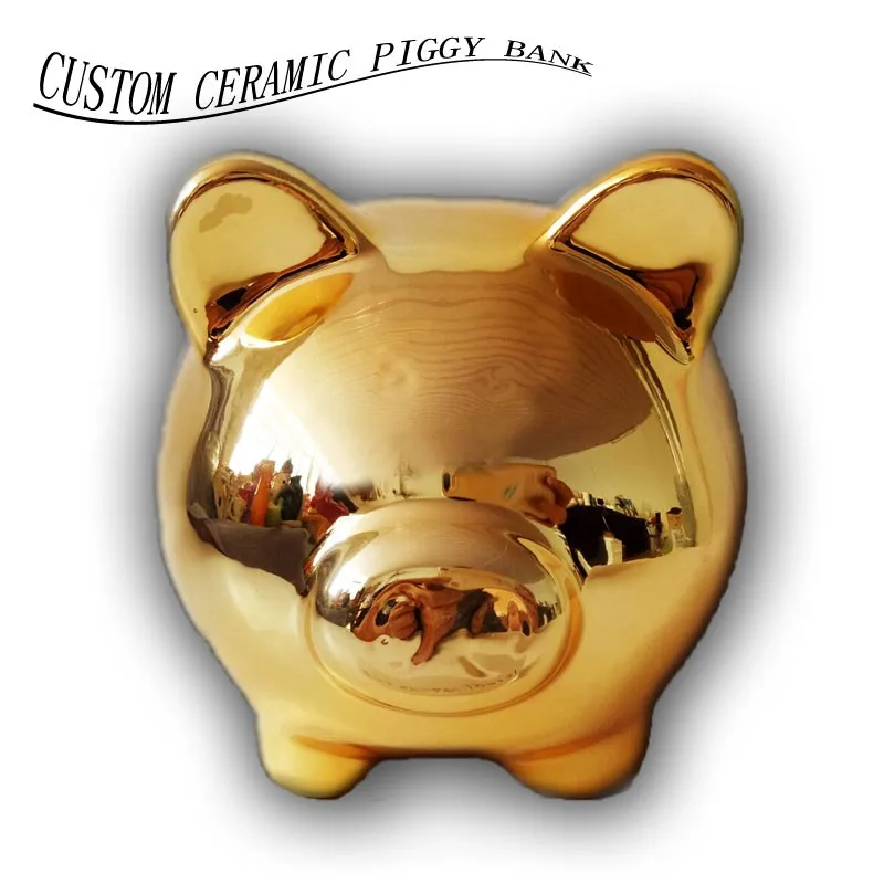 Customize Ceramic Coin Bank - Fun Shaped Piggy Banks