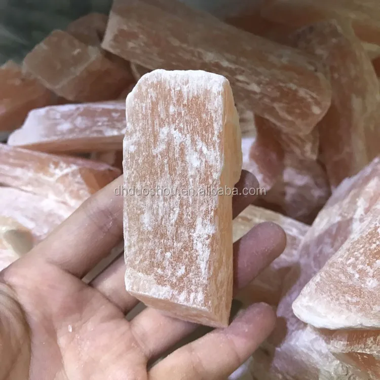 Natural Gypsum Rough Stone Orange Gypsum Rock Can Be Used As Lighting ...
