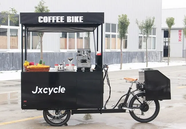 Electric Mobile Hot Dog Tricycle - High Productivity Food Truck