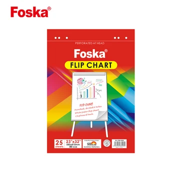Foska New Item 80gsm Flip Chart Paper Pad - Buy Whiteboard Flip Chart ...