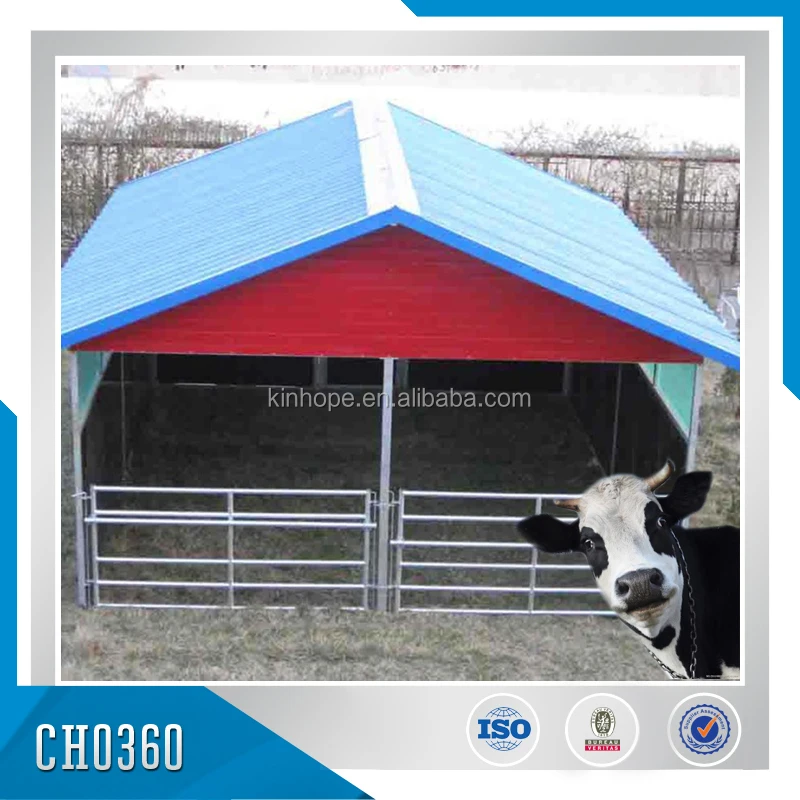 Galvanized Steel Farm Equipment Cow Shed Farm Building Cow House - Buy ...