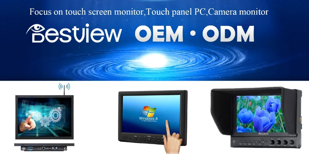 Bestview 8 Inch IP65 Waterproof Touch Screen Monitor