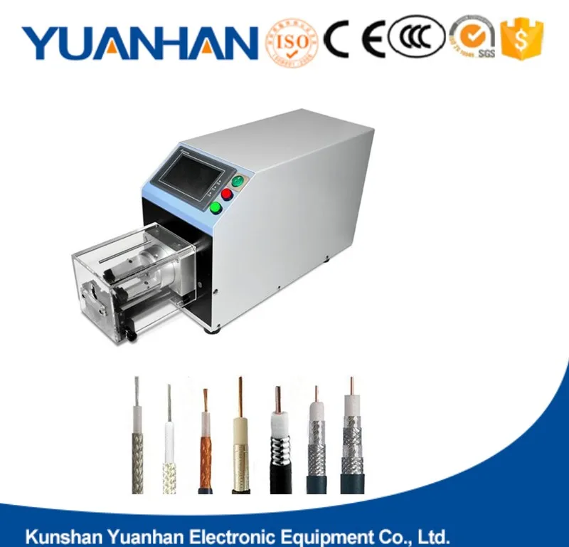 YH Electric Coax Cable Stripping Machine - 9 Layer Stripping