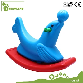 Colorful Dolphin Rocking Horse Plastic Rider - Buy Plastic Rider ...