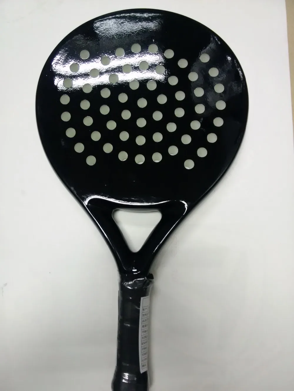 100% Carbon Fibre Wooden Beach Tennis Racket Sets 38mm Paddle Racket ...
