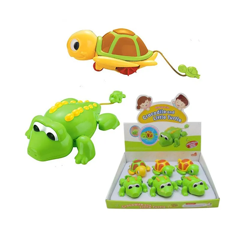 Swimming Wind Up Sea Animals In The Bathtub Windup Motorized Water Toy ...