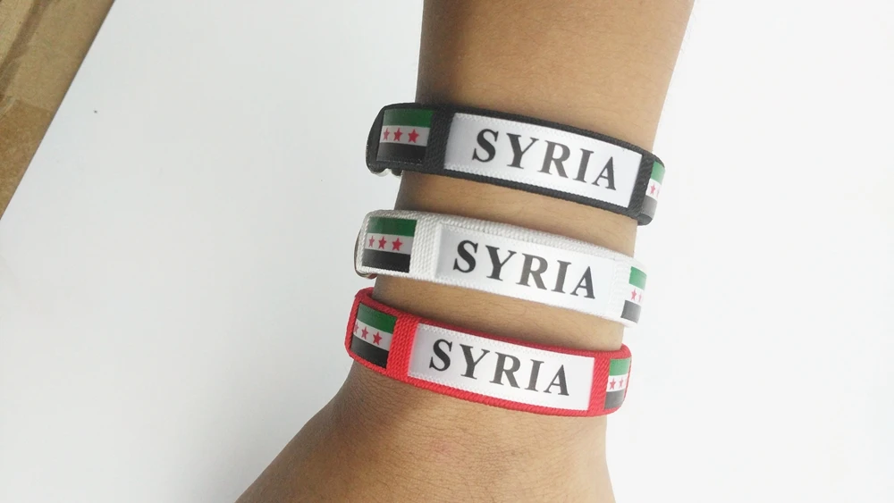 Manufacturers Wholesale Syria National Flag Armband Hand Made Fabric ...