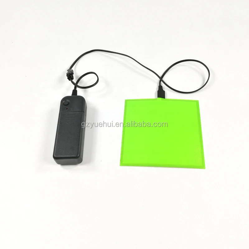 10x10cm El Panel Flashing Led Light Sheet For Festival Party Decoration ...