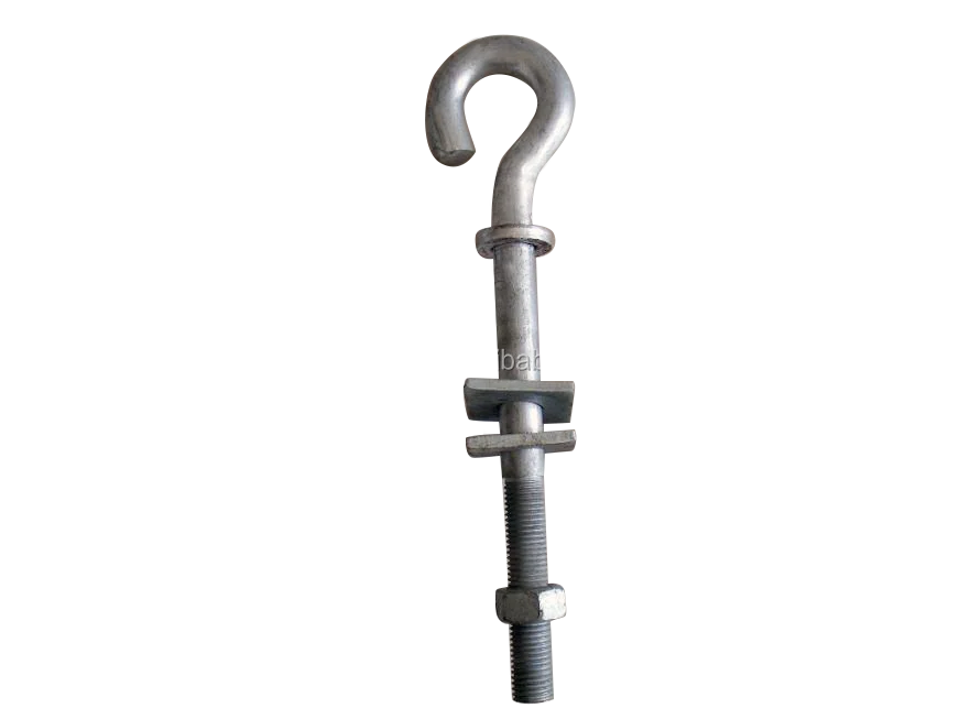 Pole Step Eye Bolt Steel Power Fitting Hardware Machine Double Arming ...