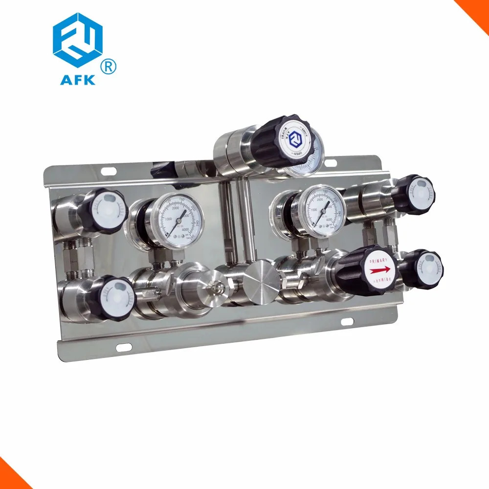 High Pressure Nitrogen Gas Changeover Manifold Regulator